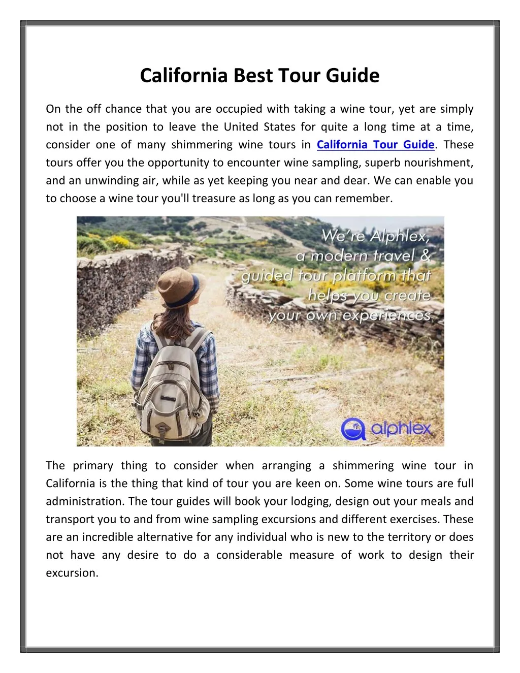PPT - California Best Tour Guide PowerPoint Presentation, free download ...