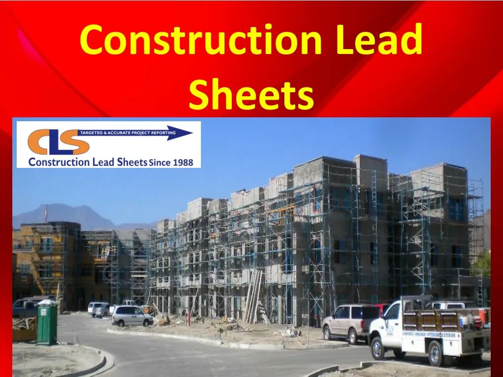 PPT - Construction Lead Sheets PowerPoint Presentation, free download ...