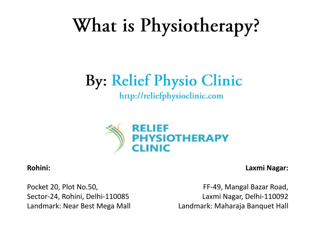 PPT - What is Physiotherapy? PowerPoint Presentation, free download ...