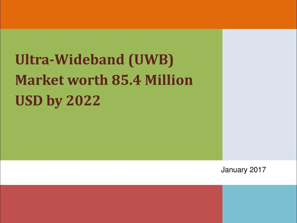 PPT - Ultra-Wideband (UWB) Market by Application RTLS/WSN, Imaging ...