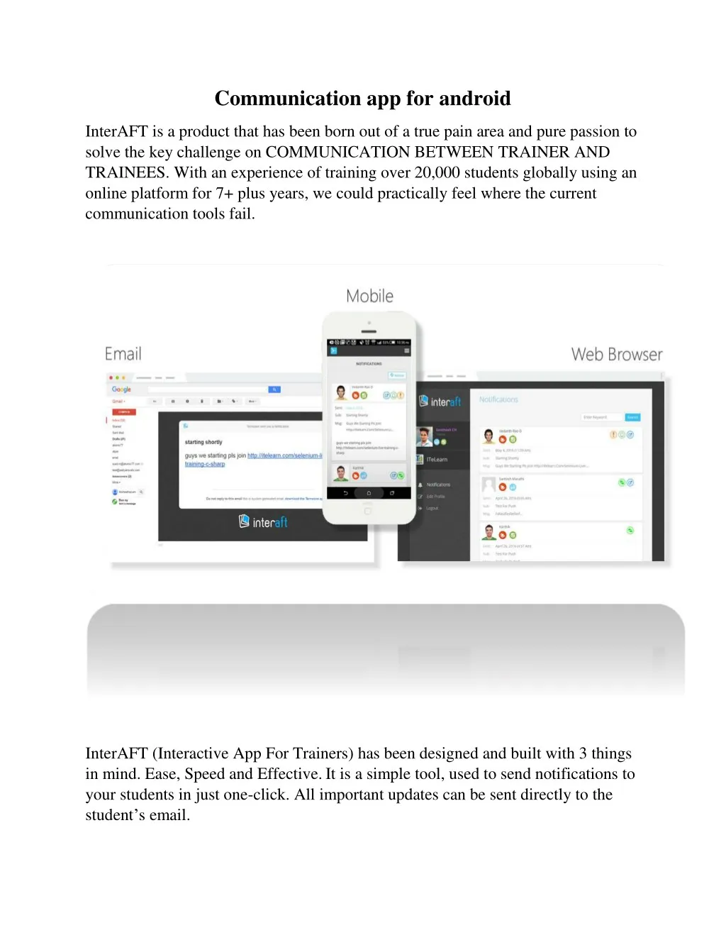 PPT - communication app for android PowerPoint Presentation, free ...
