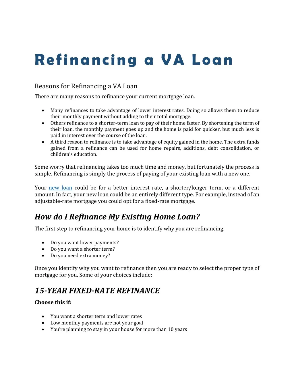 PPT - Refinancing a VA Loan PowerPoint Presentation, free download - ID ...