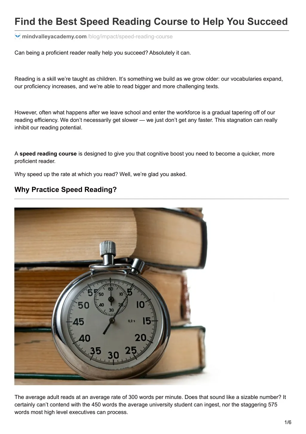PPT - Speed Reading Course PowerPoint Presentation, free download - ID ...