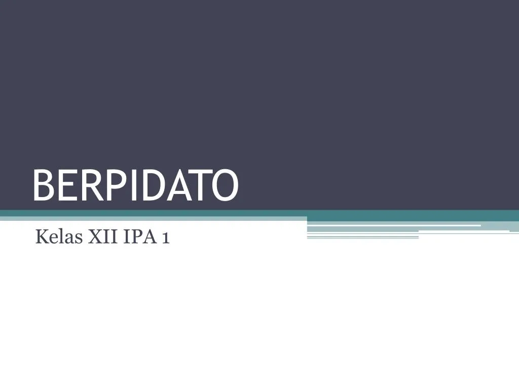 PPT - Materi Berpidato PowerPoint Presentation, free download - ID:7717787