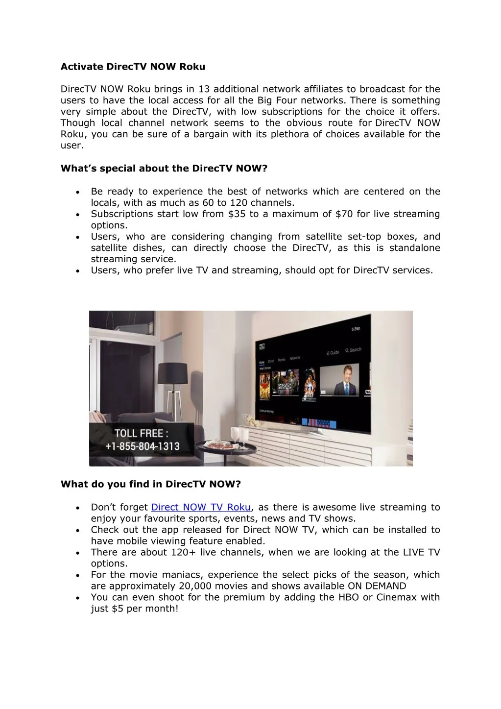 PPT - Activate DirecTV NOW Roku PowerPoint Presentation, free download ...