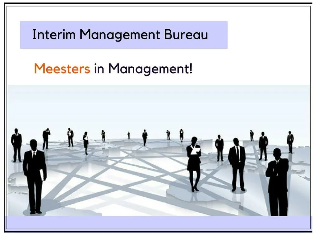 PPT - Interim management bureau PowerPoint Presentation, free download ...