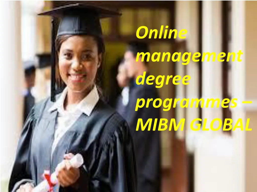 PPT - Online management degree programmes in Noida PowerPoint ...