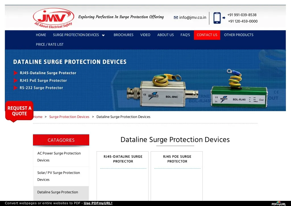 PPT - Data Line Surge Protection Device that Protect network PowerPoint ...