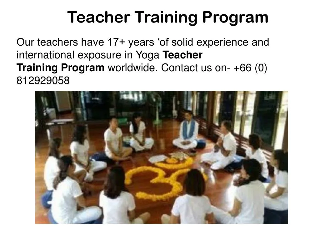 PPT - Teacher Training Program PowerPoint Presentation, free download ...