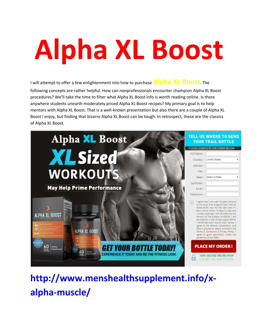 PPT - Alpha XL Boost PowerPoint Presentation, free download - ID:7728116