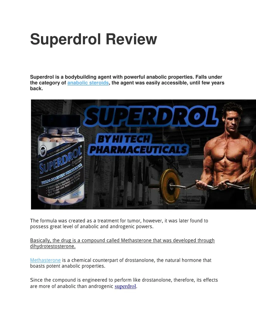 PPT - Superdrol PowerPoint Presentation, free download - ID:7730736