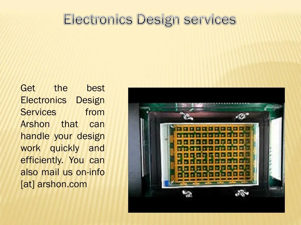 PPT - Custom Electronic Design PowerPoint Presentation, free download ...