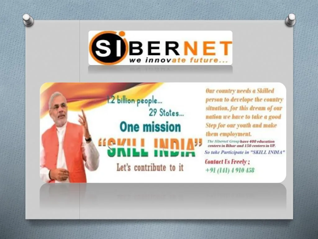 PPT - Introduction of Skill India - The Sibernet Group PowerPoint ...