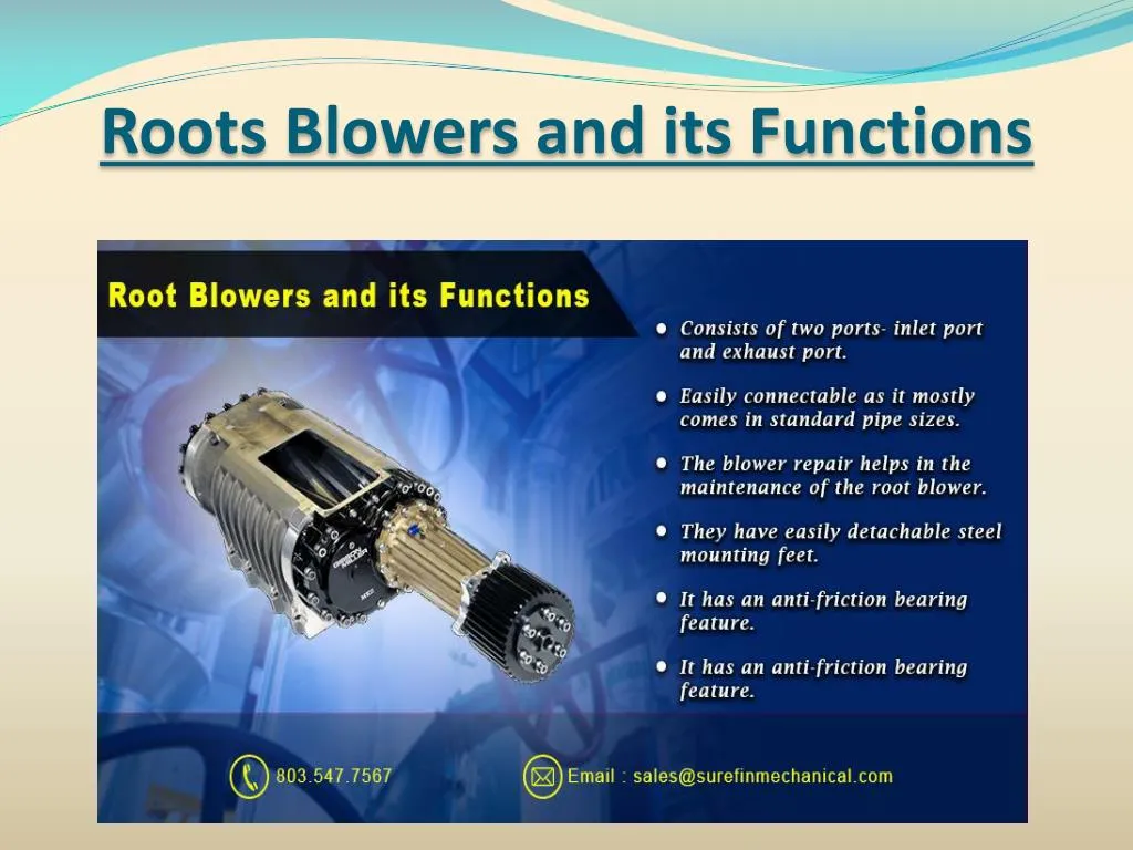 PPT - Roots Blowers and its Functions PowerPoint Presentation, free download - ID:7734535