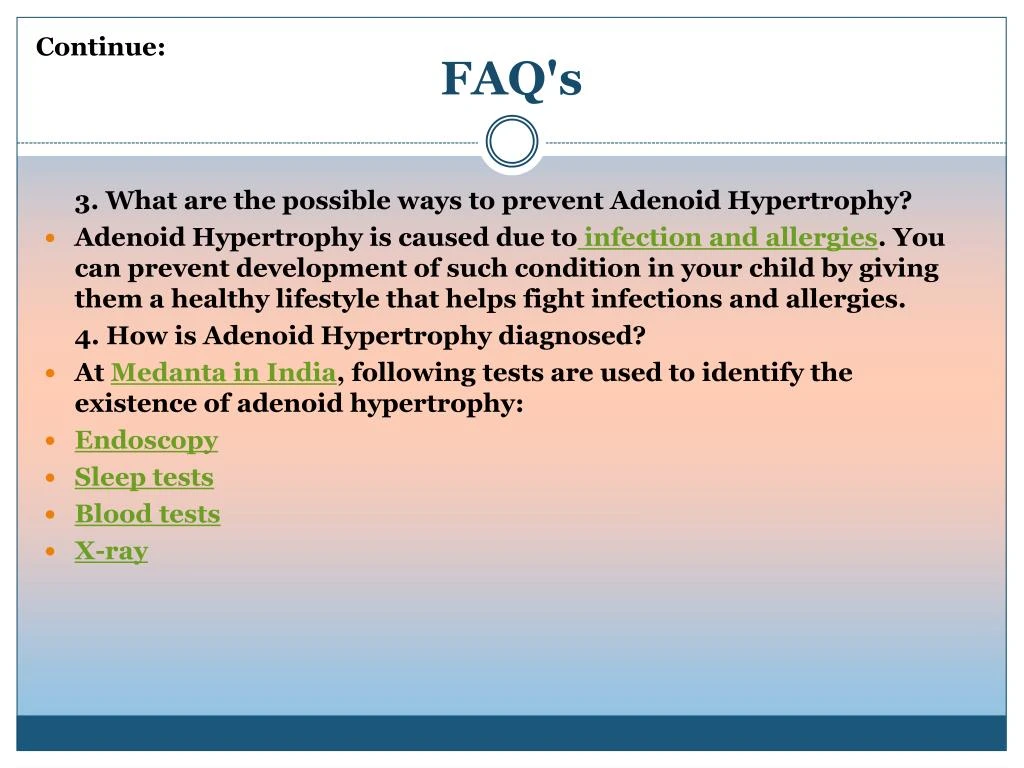 PPT - Adenoid hypertrophy Causes, Symptoms, Diagnosis, Prevention ...
