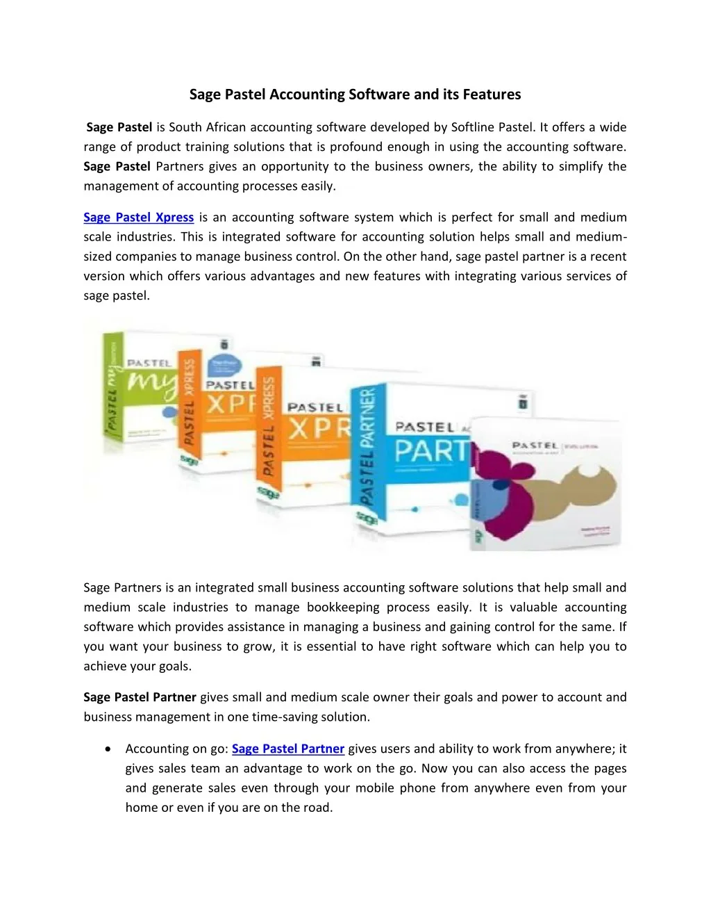 PPT - Sage Pastel Accounting Software and its Features PowerPoint ...