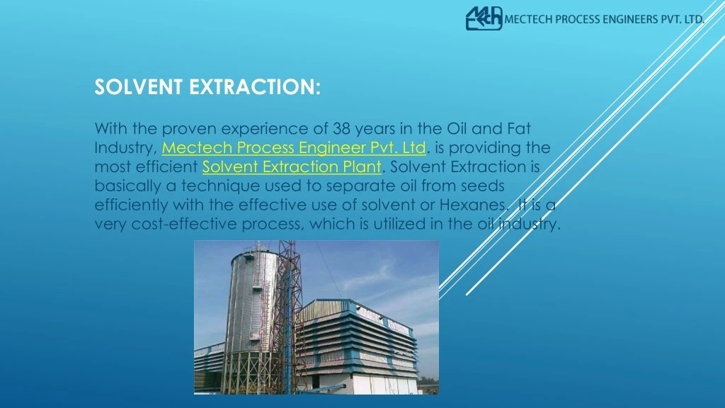 PPT - Solvent Extraction Plant-Mectech PowerPoint Presentation, free ...
