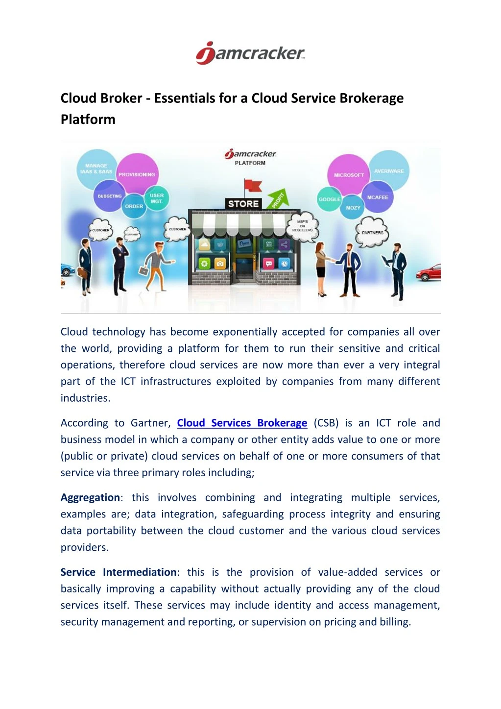 PPT - Cloud Broker - Essentials for a Cloud Service Brokerage Platform ...