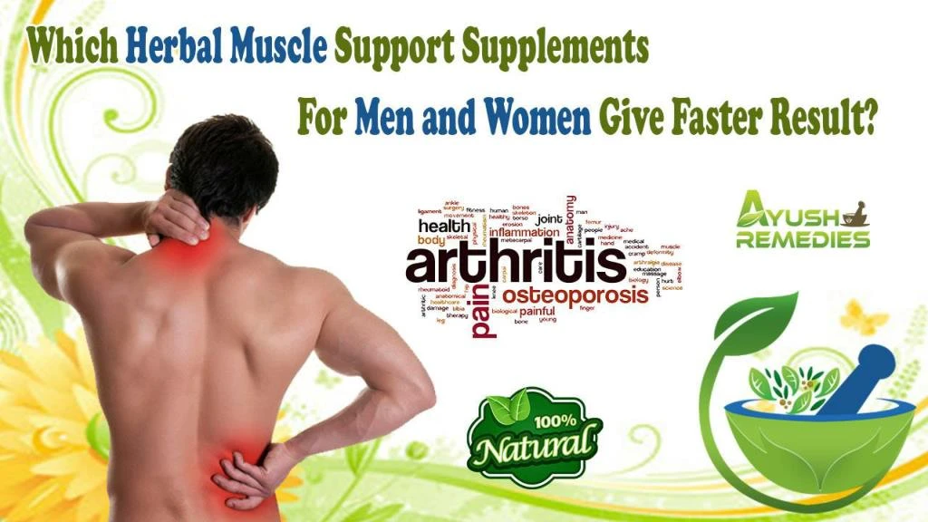 PPT - Which Herbal Muscle Support Supplements for Men and Women Give ...