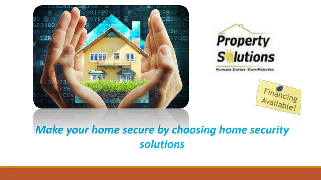 PPT - Make Your Home Secure By Choosing Home Security Solutions ...