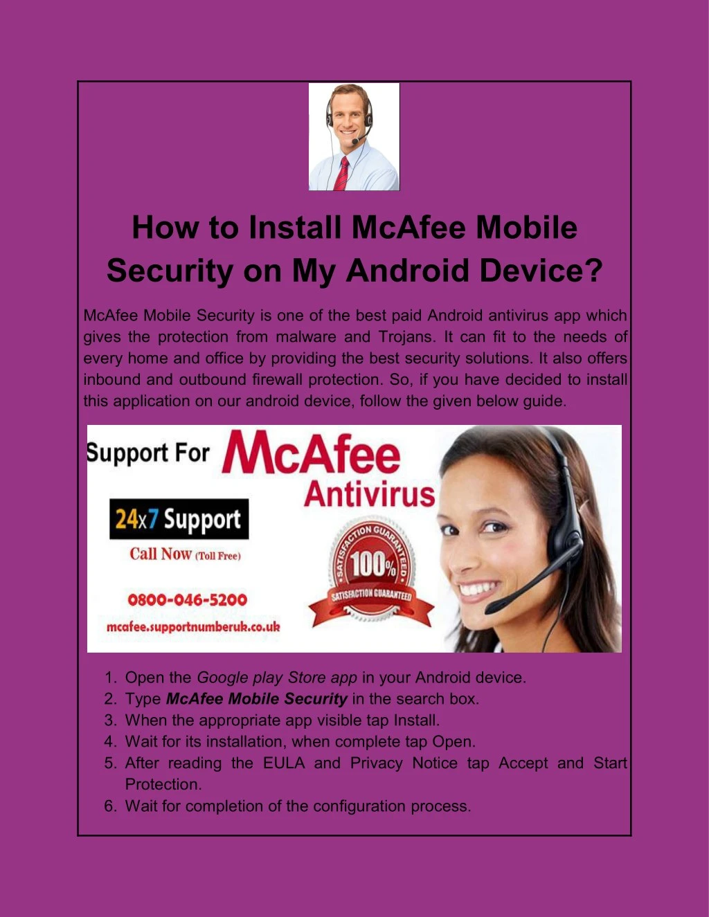 PPT - How to Install McAfee Mobile Security on My Android Device? PowerPoint Presentation - ID ...