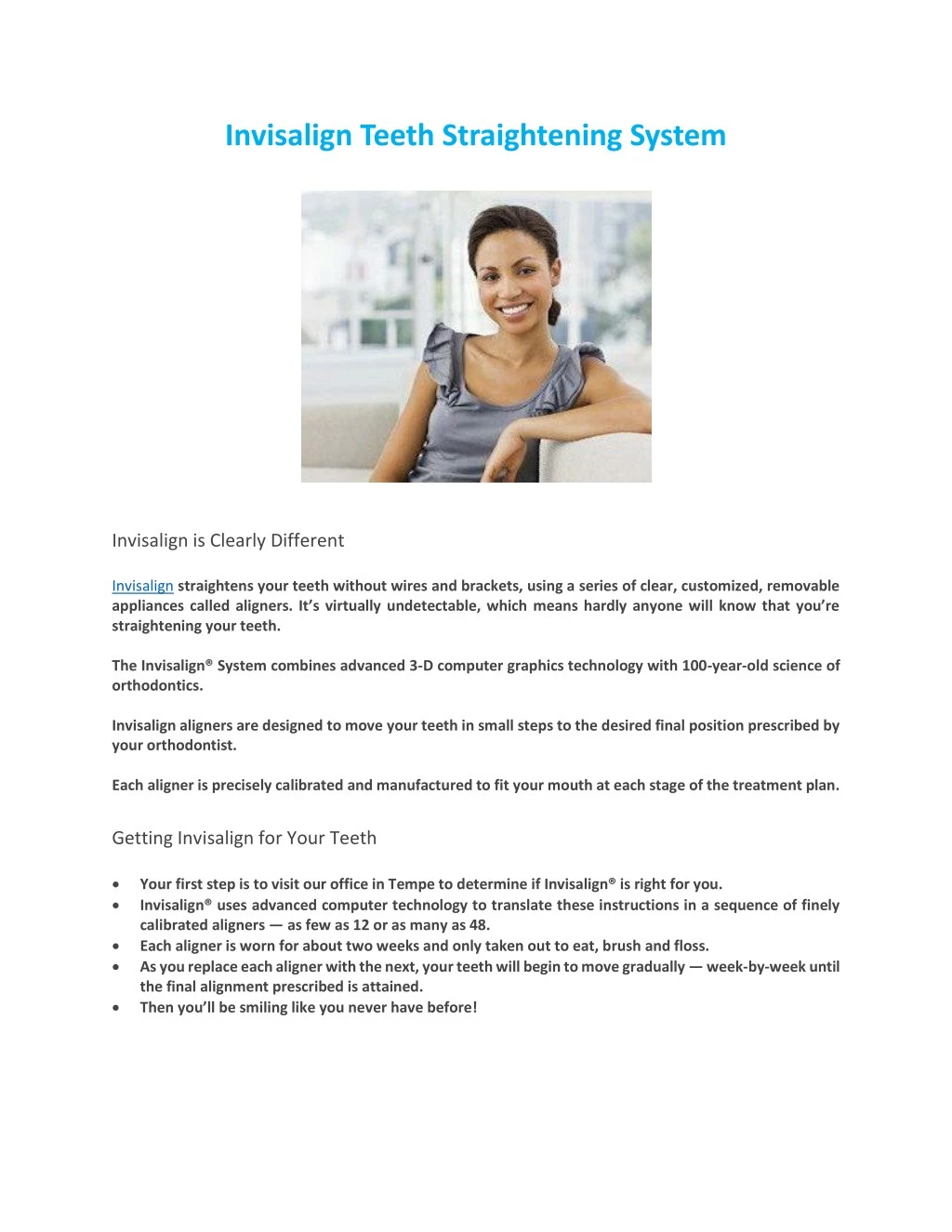 PPT - Invisalign Teeth Straightening System PowerPoint Presentation ...