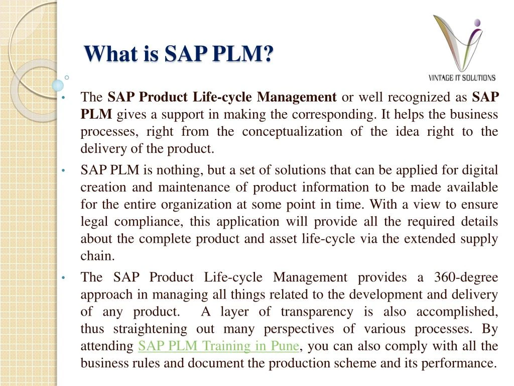 PPT - SAP PLM Training Material PPT PowerPoint Presentation - ID:7748628