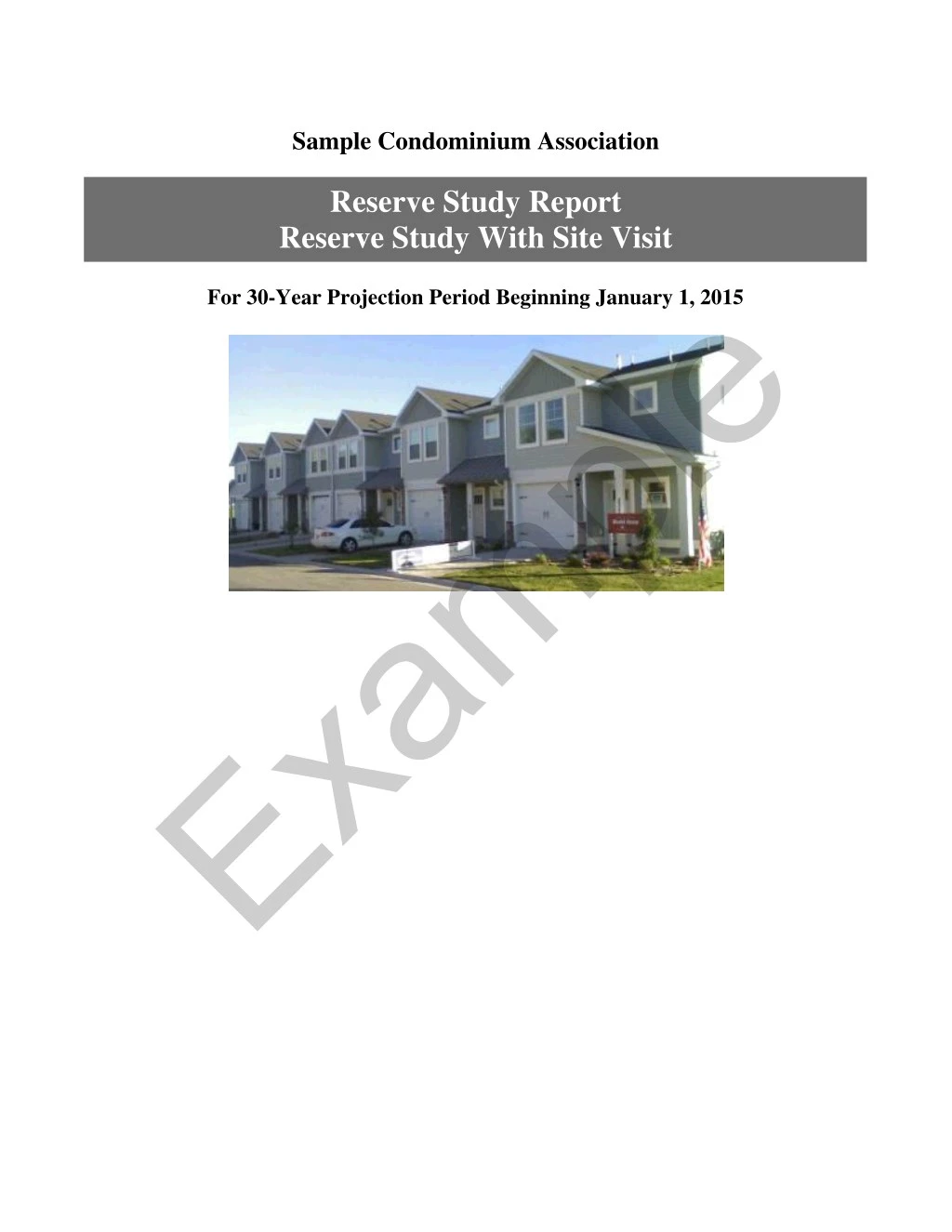 PPT - Sample Condominium Association Reserve Study Report PowerPoint ...