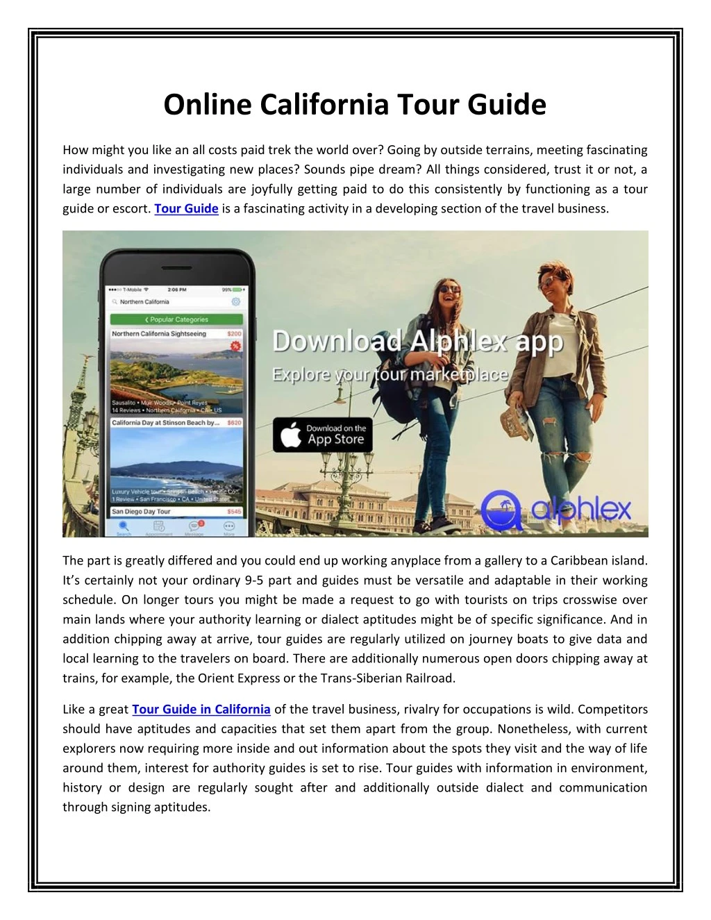 PPT - Online California Tour Guide PowerPoint Presentation, free ...