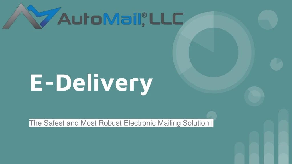 PPT - E-delivery of Documents PowerPoint Presentation, free download ...