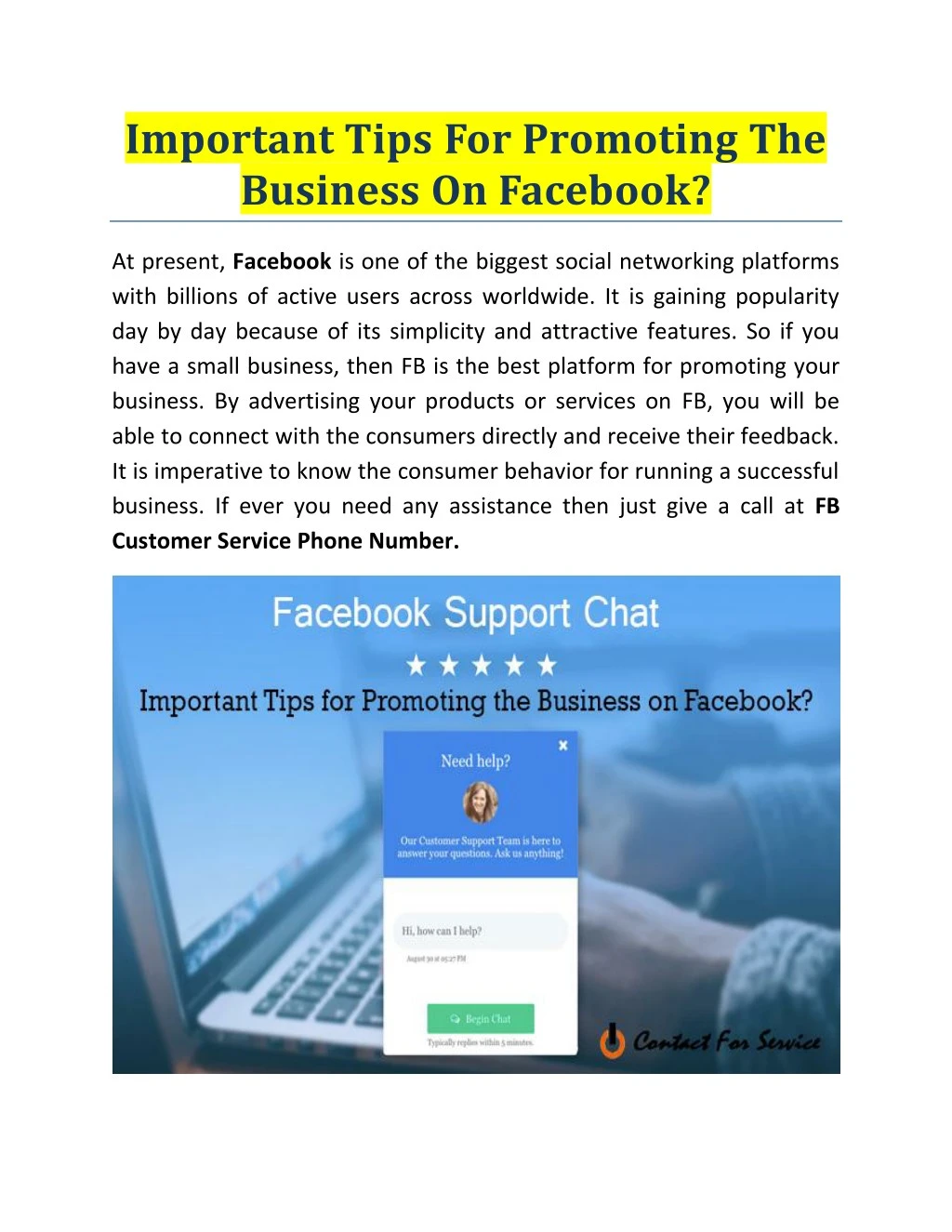 PPT - Important Tips For Promoting The Business On Facebook? PowerPoint ...