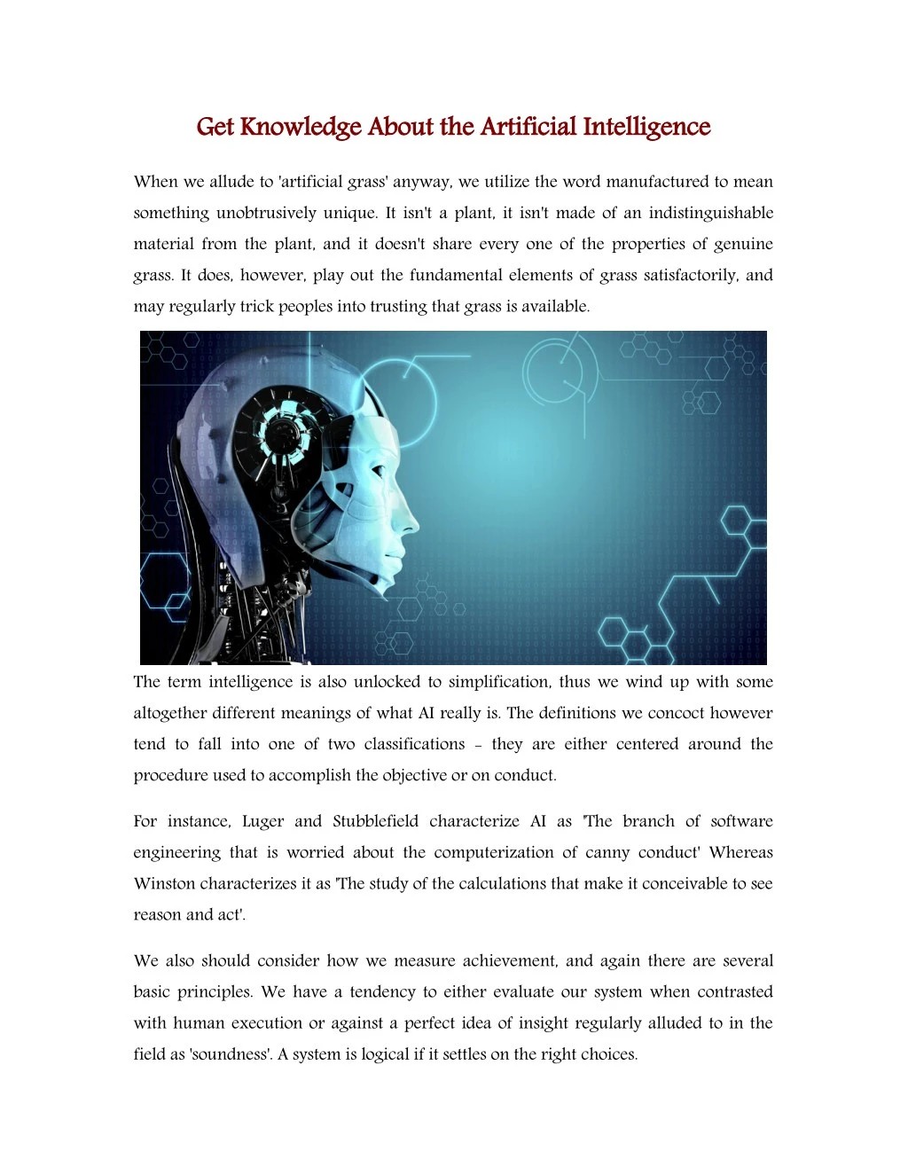 PPT - Get Knowledge About the Artificial Intelligence PowerPoint ...