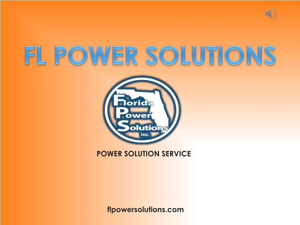 PPT - Generator Maintenance - Florida Power Solutions Inc PowerPoint ...