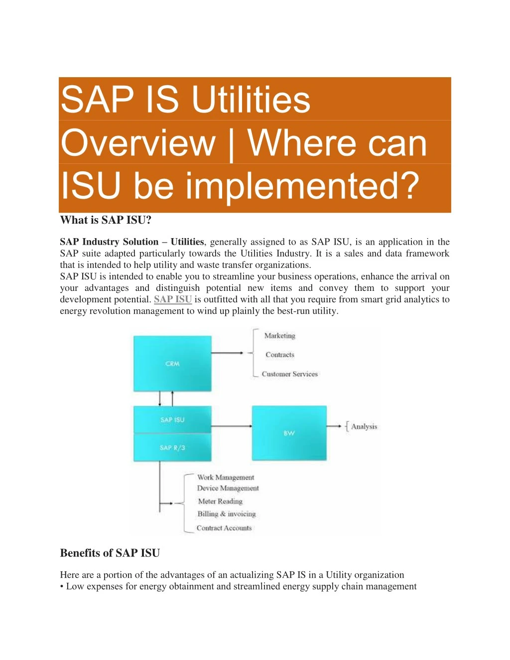 PPT - SAP IS Utilities Training Material PowerPoint Presentation, free ...