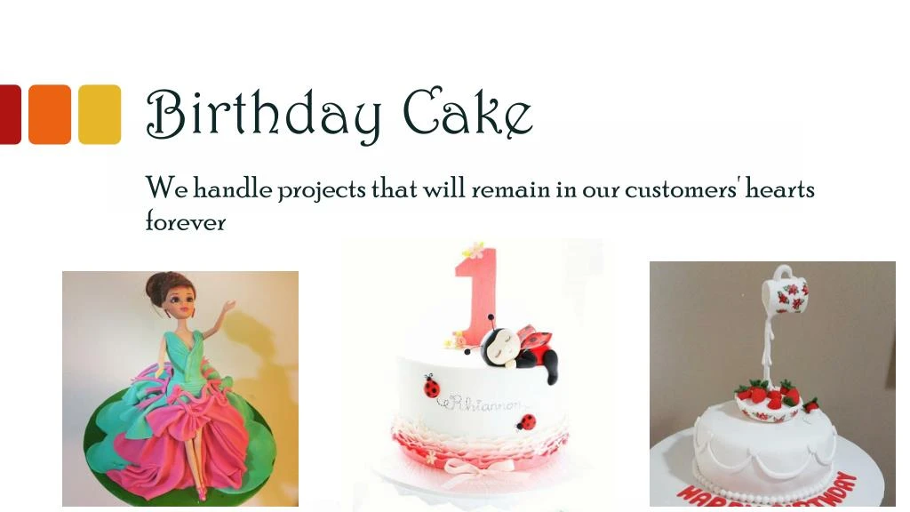 PPT - Birthday Cake PowerPoint Presentation, free download - ID:7758692