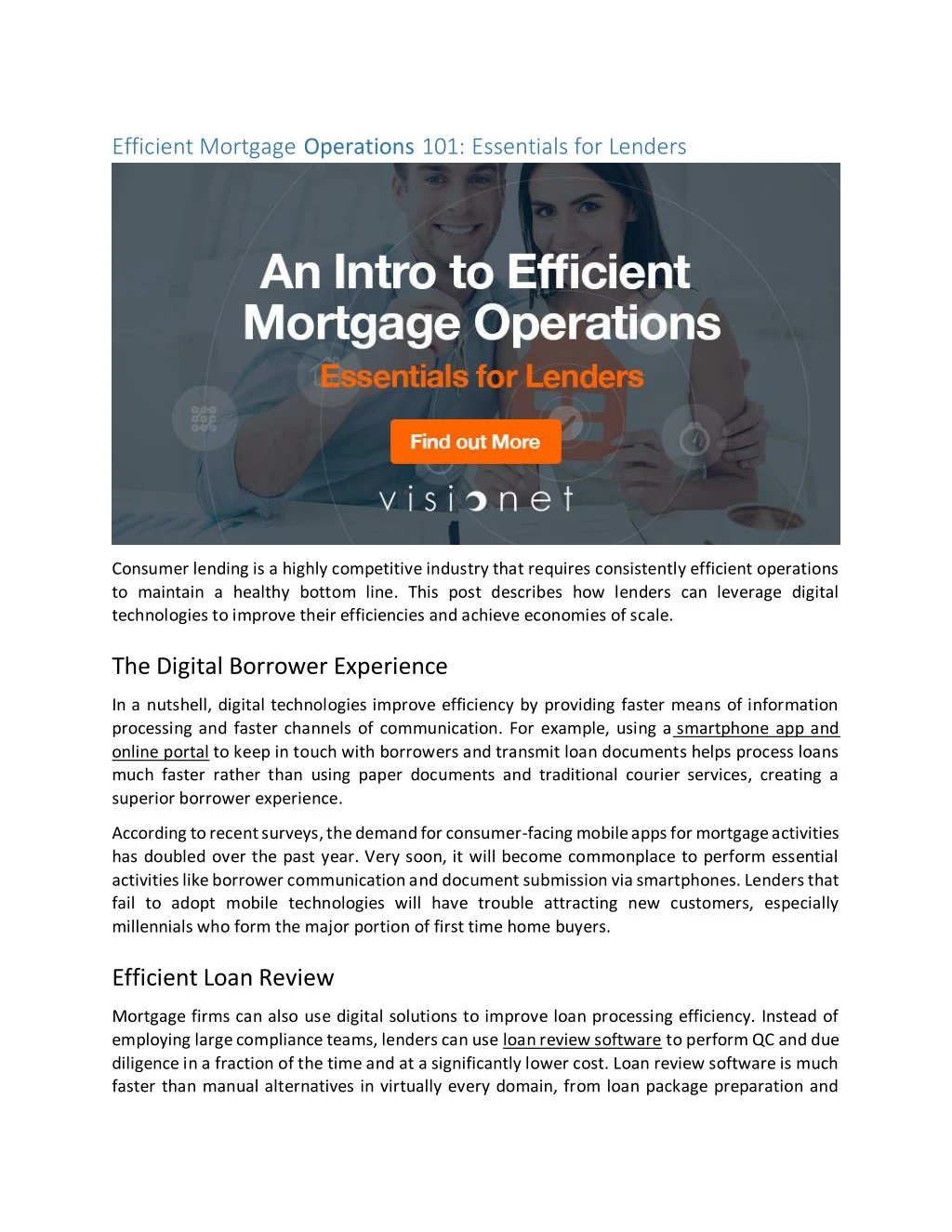 PPT - Efficient Mortgage Operations 101: Essentials for Lenders ...