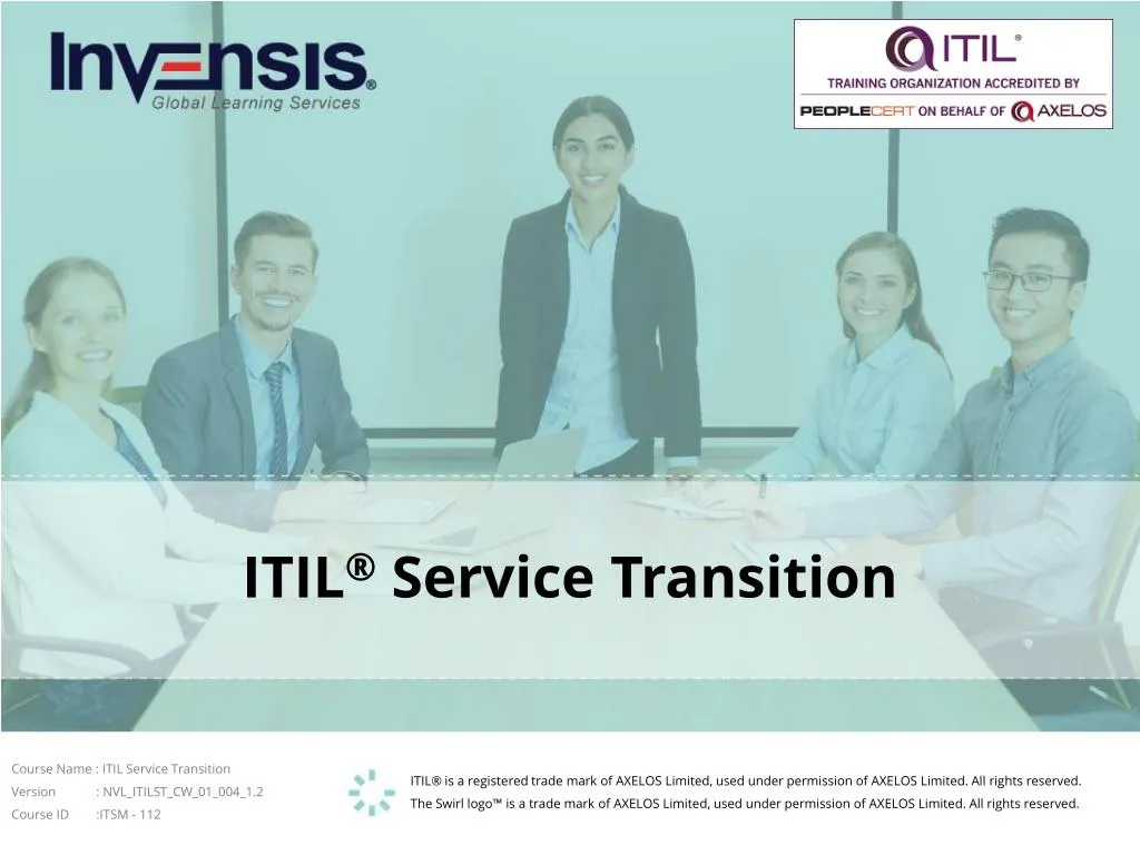 PPT - ITIL Service Transition - Invensis Learning PowerPoint ...