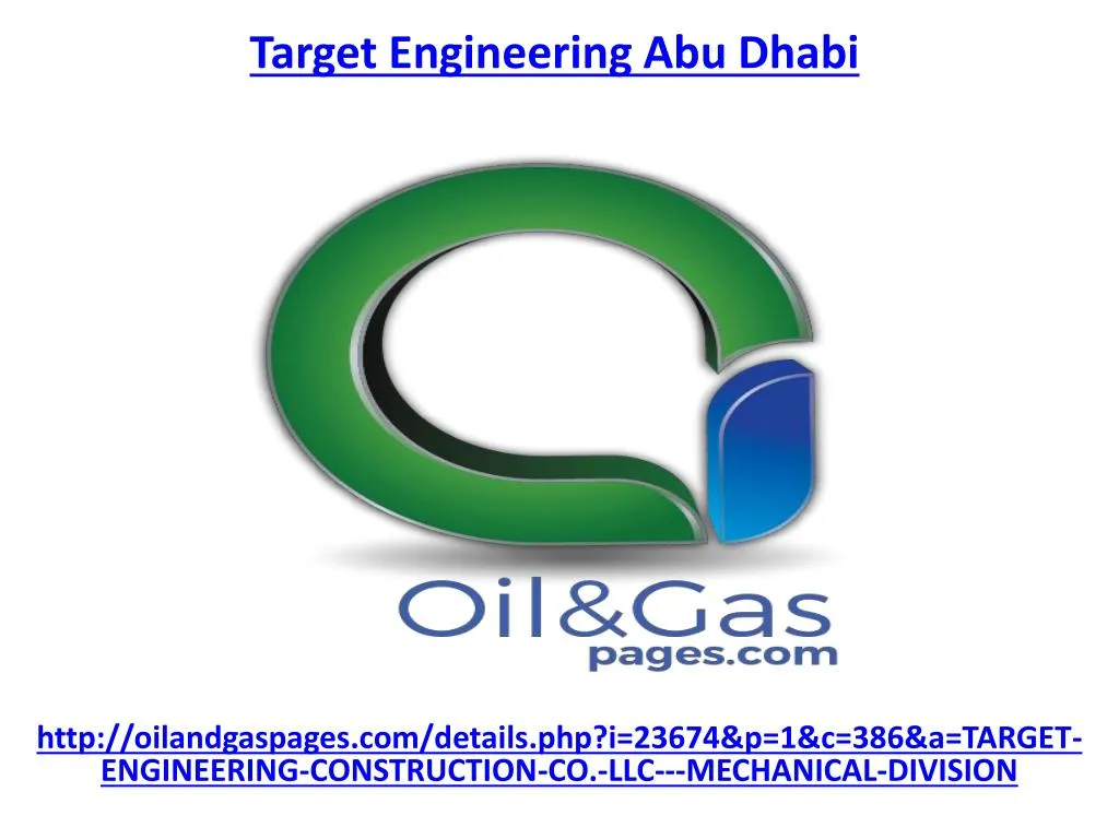 PPT - The best target engineering company in Abu Dhabi PowerPoint ...