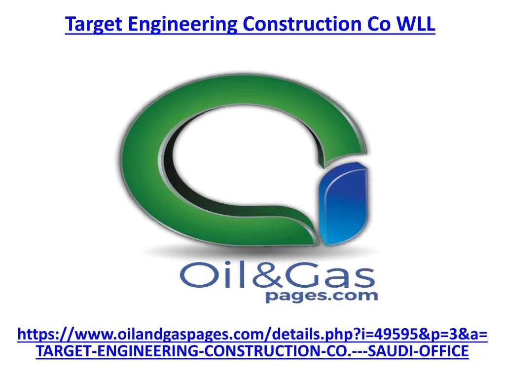 PPT - Get the best service of target engineering construction co wll in ...