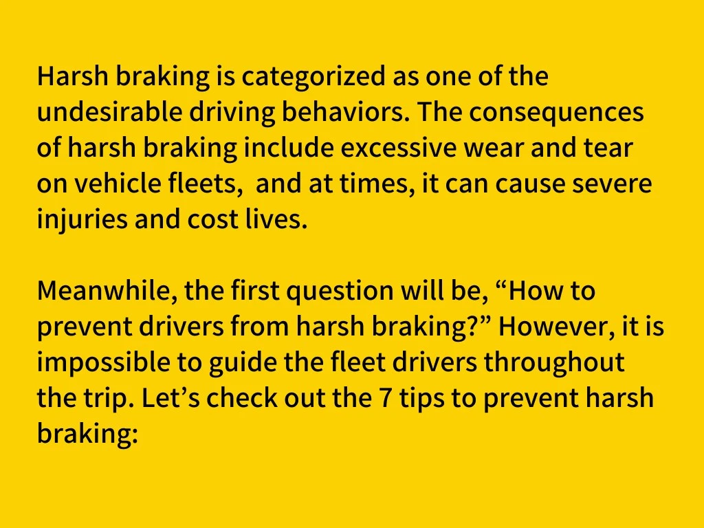 PPT - 7 Tips To Prevent Harsh Braking PowerPoint Presentation - ID:7764550