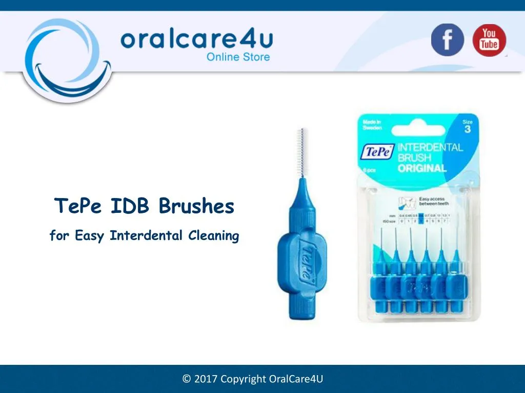 PPT - TePe IDB Brushes for Easy Interdental Cleaning PowerPoint ...