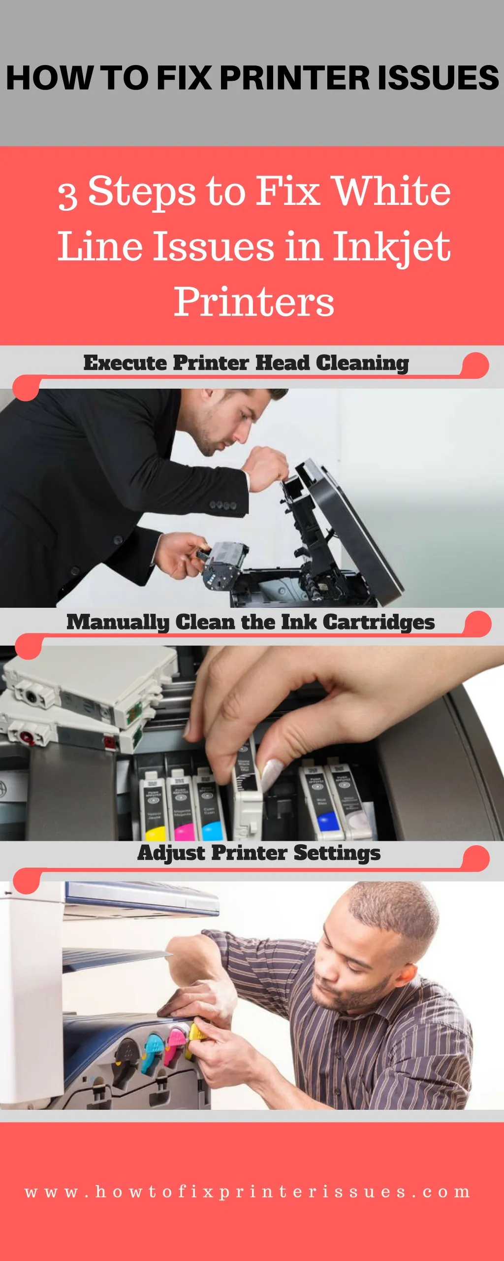 PPT - 3 Steps to Fix White Line Issues in Inkjet Printers | Fix Printer ...