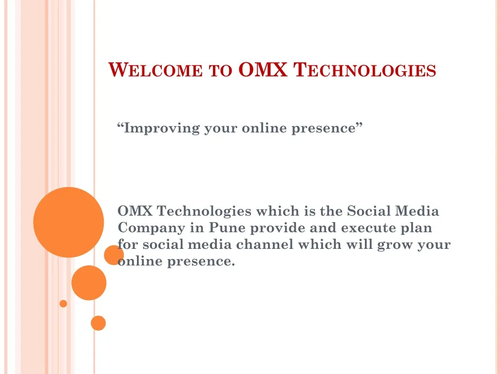 PPT - Social Media Company In Pune | Social Media Marketing Company In ...