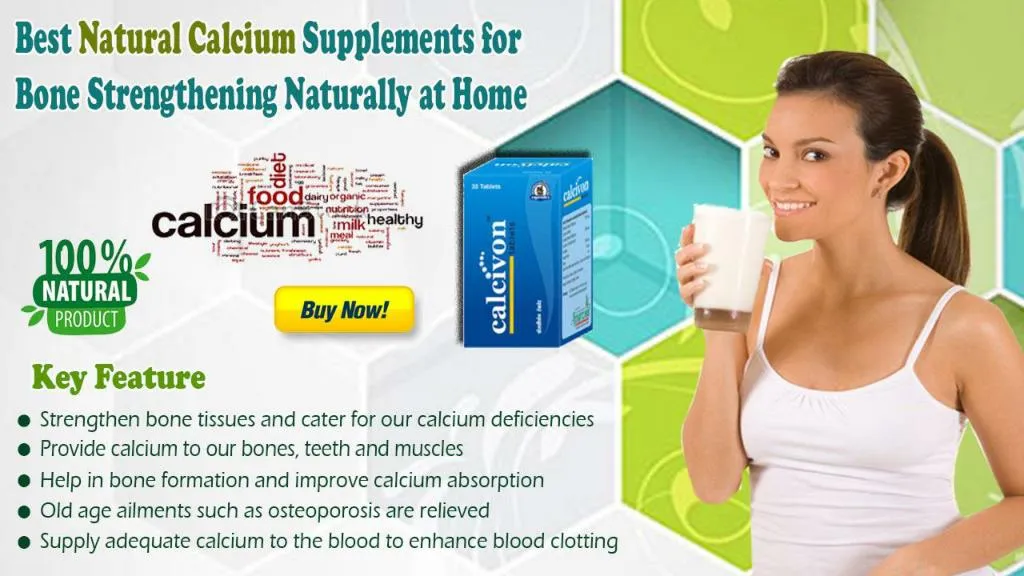 PPT - Best Natural Calcium Supplements for Bone Strengthening Naturally ...