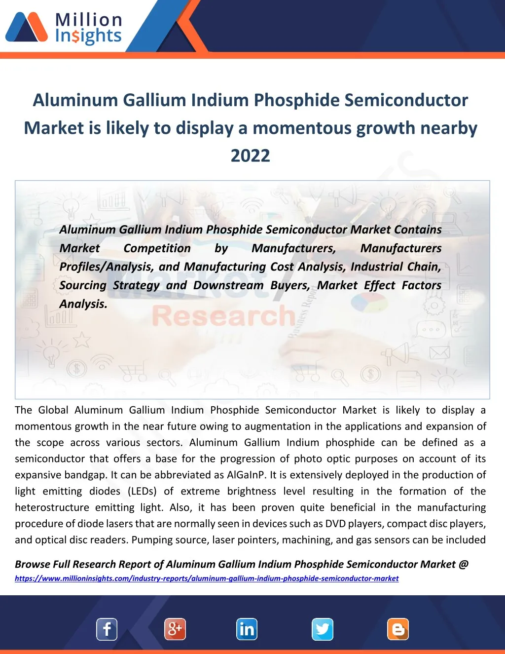PPT - Aluminum Gallium Indium Phosphide Semiconductor Industry Capacity, Production ...