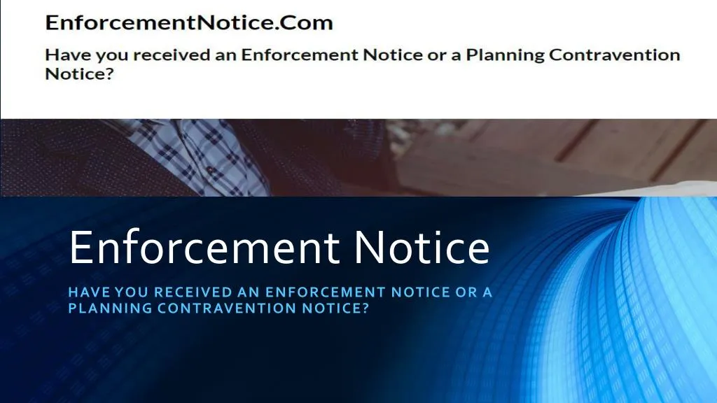PPT - Everything You Wanted to Know about Enforcement Notice experts ...