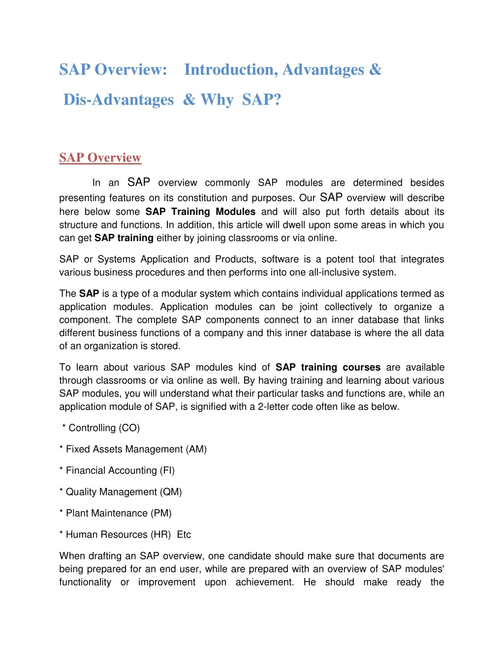 PPT - SAP Training PDF PowerPoint Presentation, free download - ID:7814845