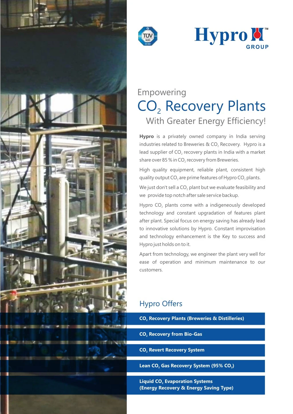 PPT - Co2 Recovery Brochure - Hypro Group PowerPoint Presentation, free ...