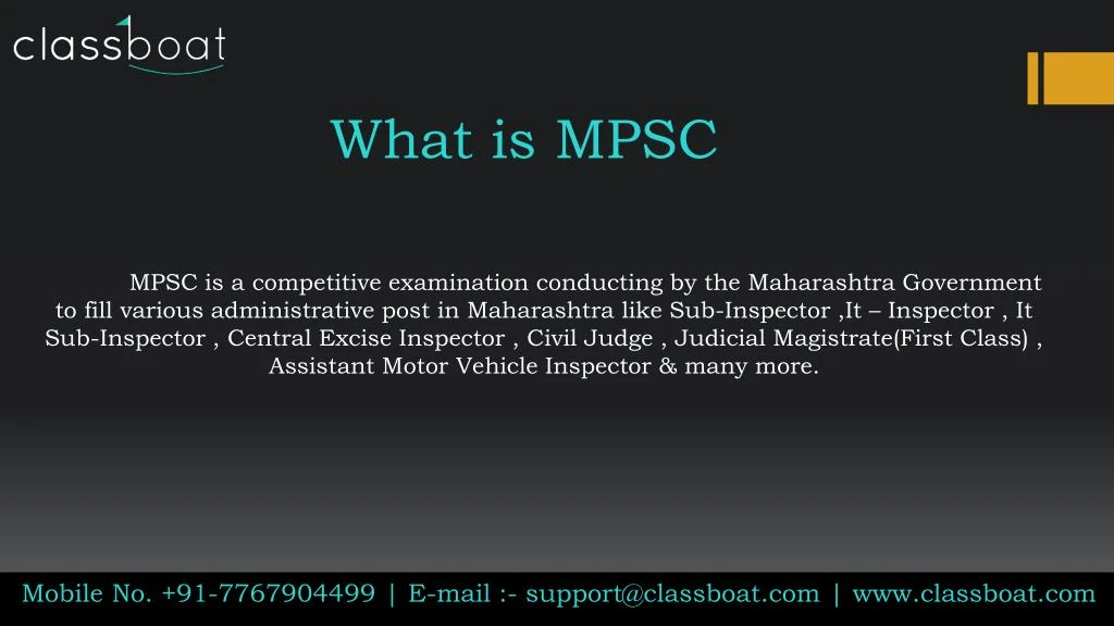 PPT - Mpsc classes in pune PowerPoint Presentation, free download - ID ...