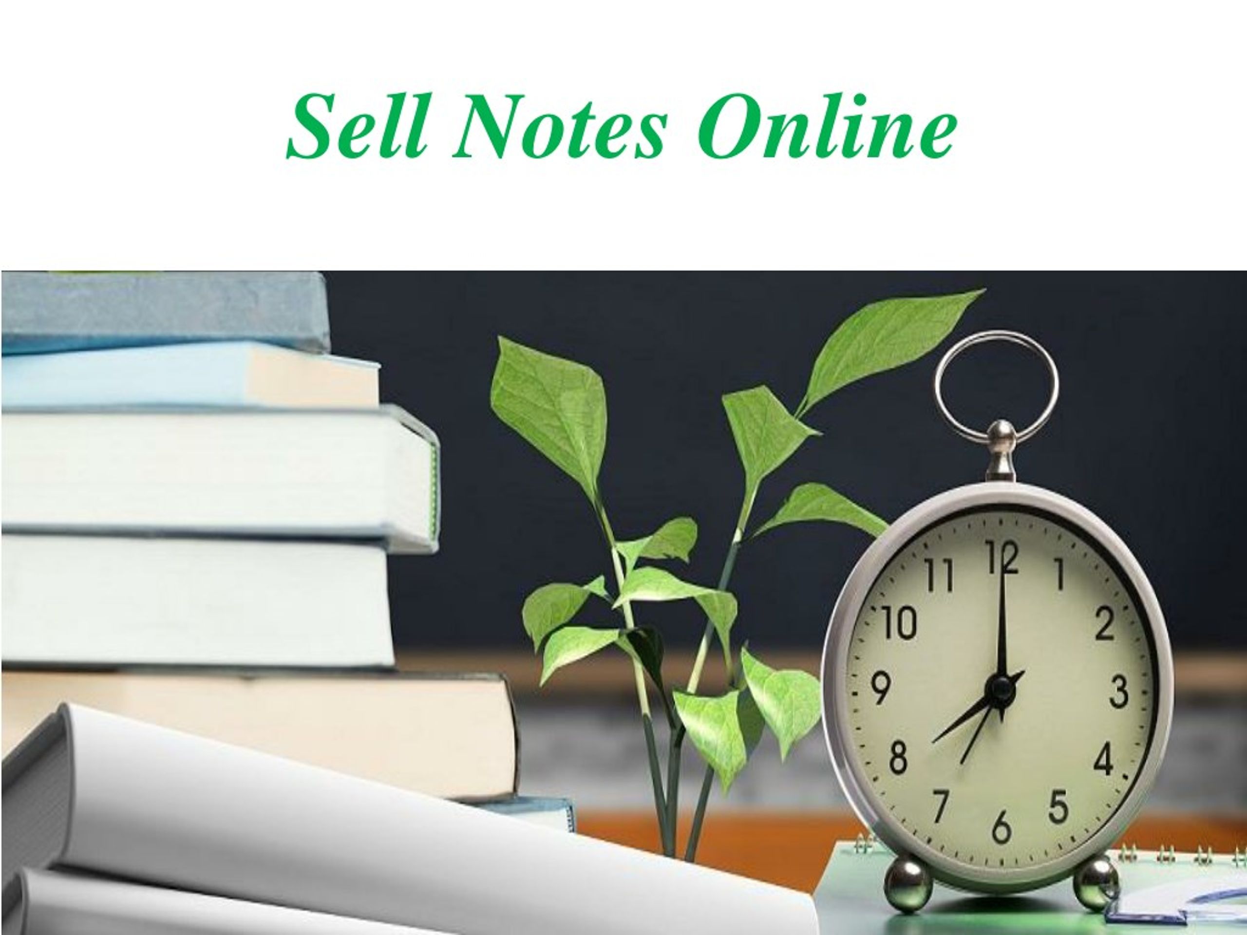 PPT - Sell Notes Online PowerPoint Presentation, free download - ID:7820032